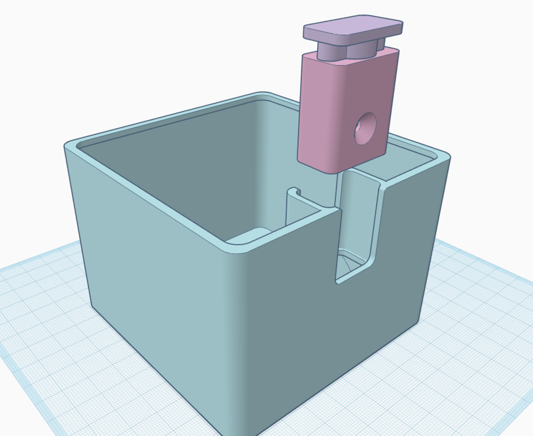 Trash bin for 45° filament cutter by Marcurio | Download free STL model ...