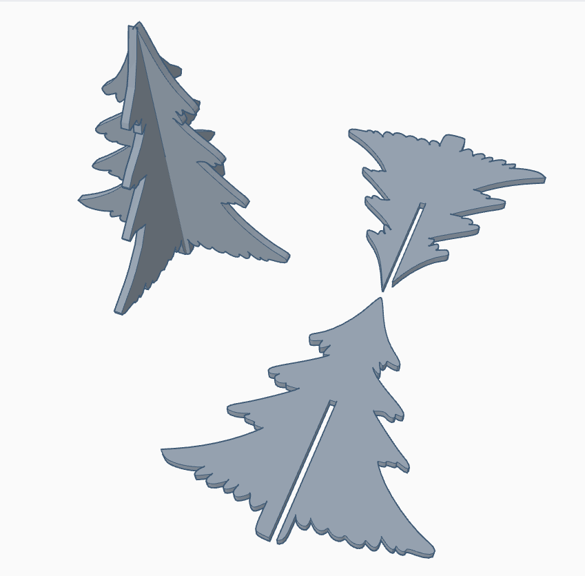 Christmas Tree set, 11 type by HS_Martin | Download free STL model ...