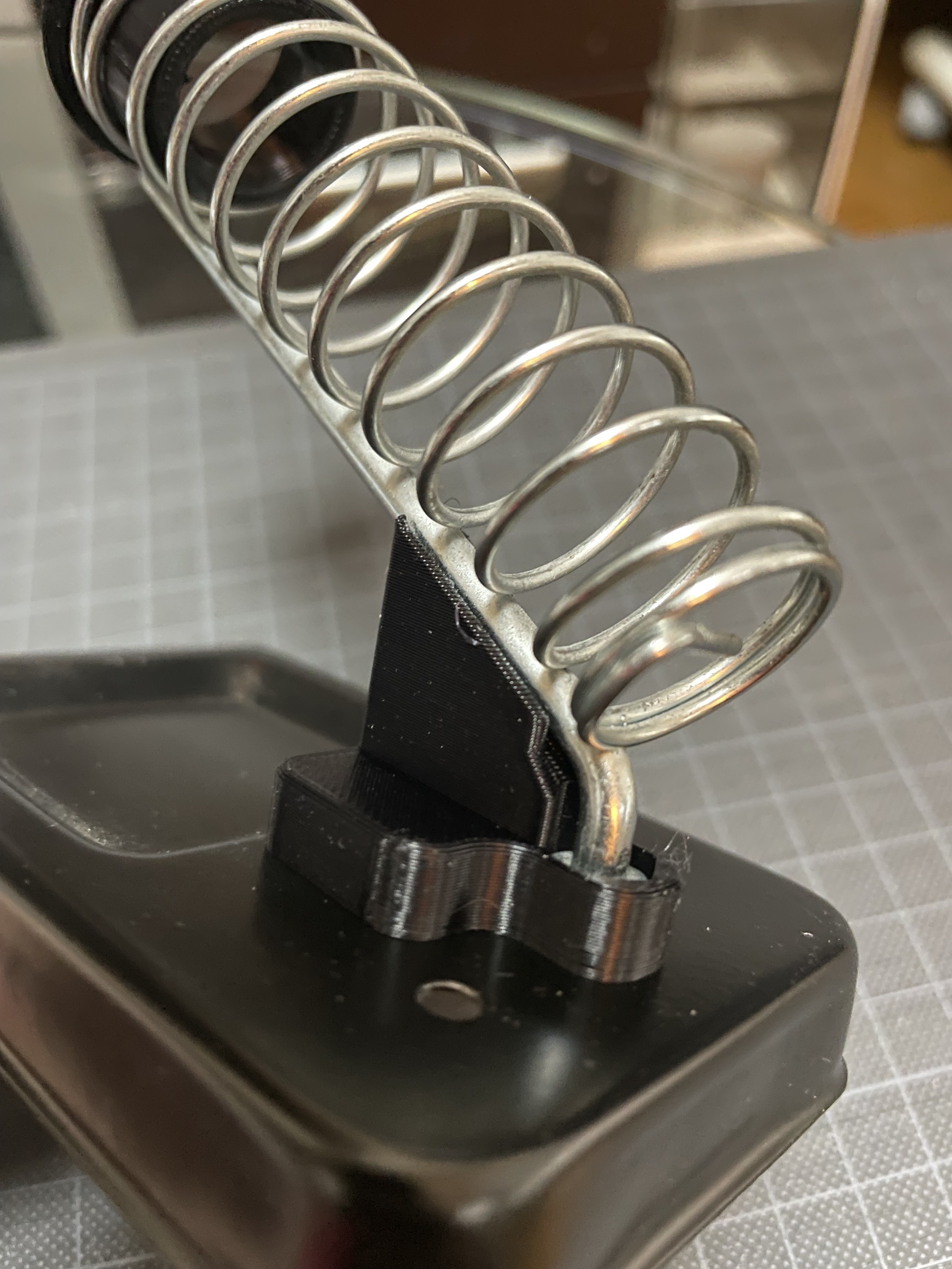 Faulty Soldering Iron Stand stabilizer upgrade by iorippi | Download ...