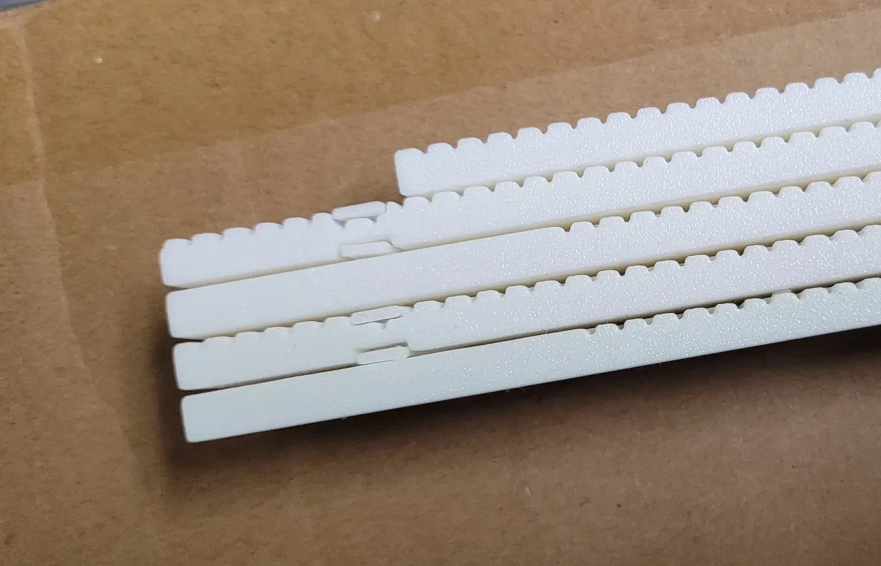 Print in place foldable ruler 40 in long by Mocodroid | Download free ...