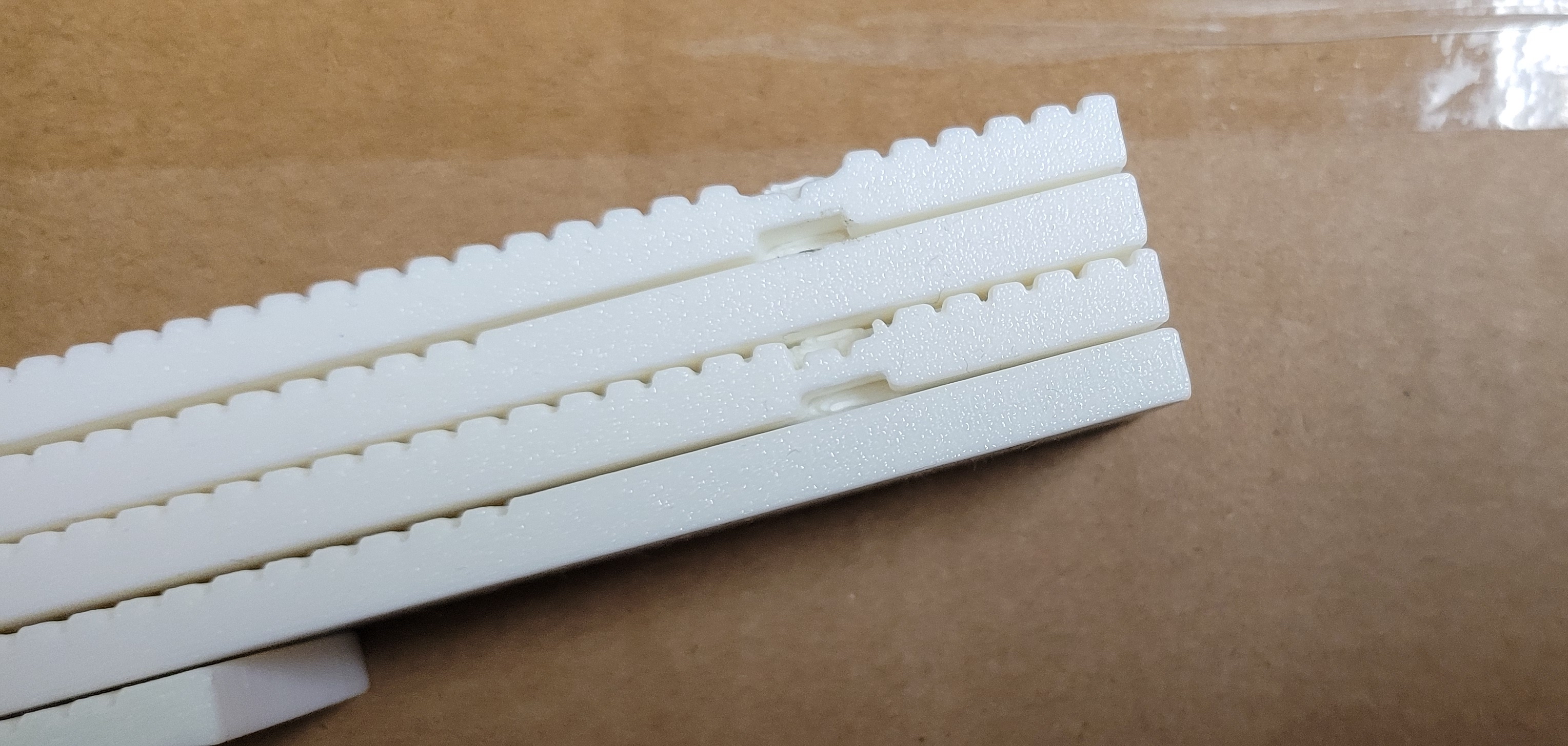 Print in place foldable ruler 40 in long by Mocodroid | Download free ...