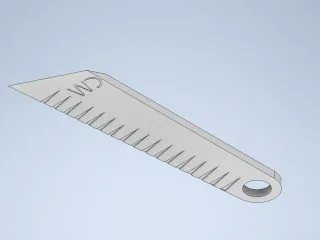 Scraper Ruler by XShadeTreeX | Download free STL model | Printables.com