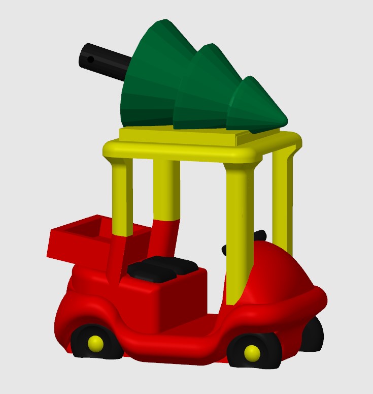 E3D Buggy with Christmas Tree by Paige | Download free STL model ...