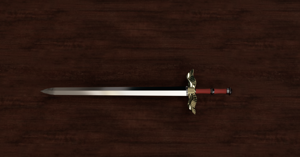 Kensuke - Laios Dungeon Meshi Sword Prop by Velent | Download free STL ...