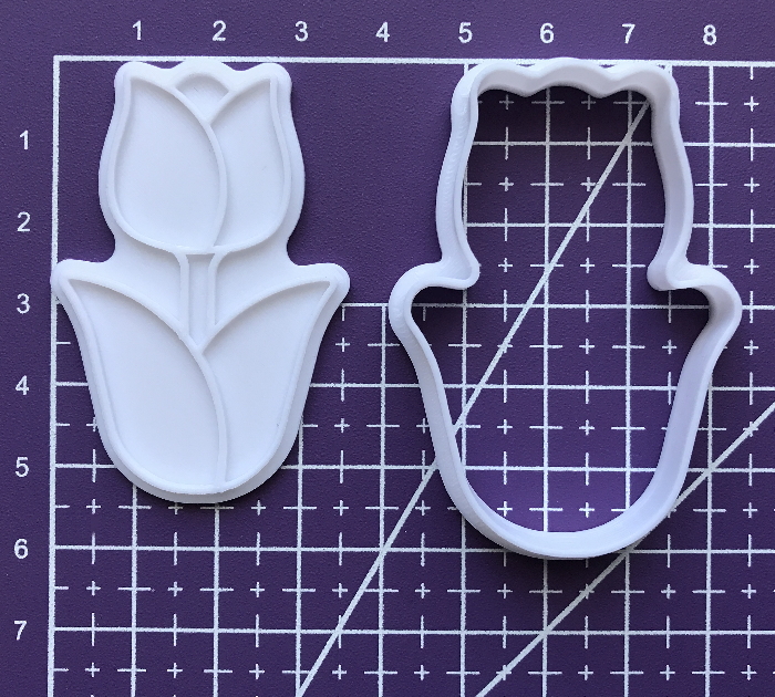 tulip cookie cutter by losscutmajin | Download free STL model ...