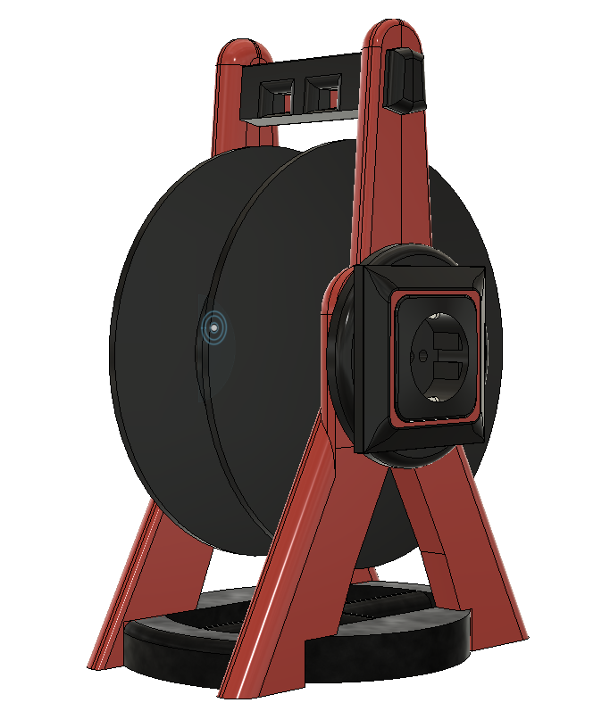 FilamentSpool to Mini Power Cable Rheel by Jo Pa | Download free STL ...