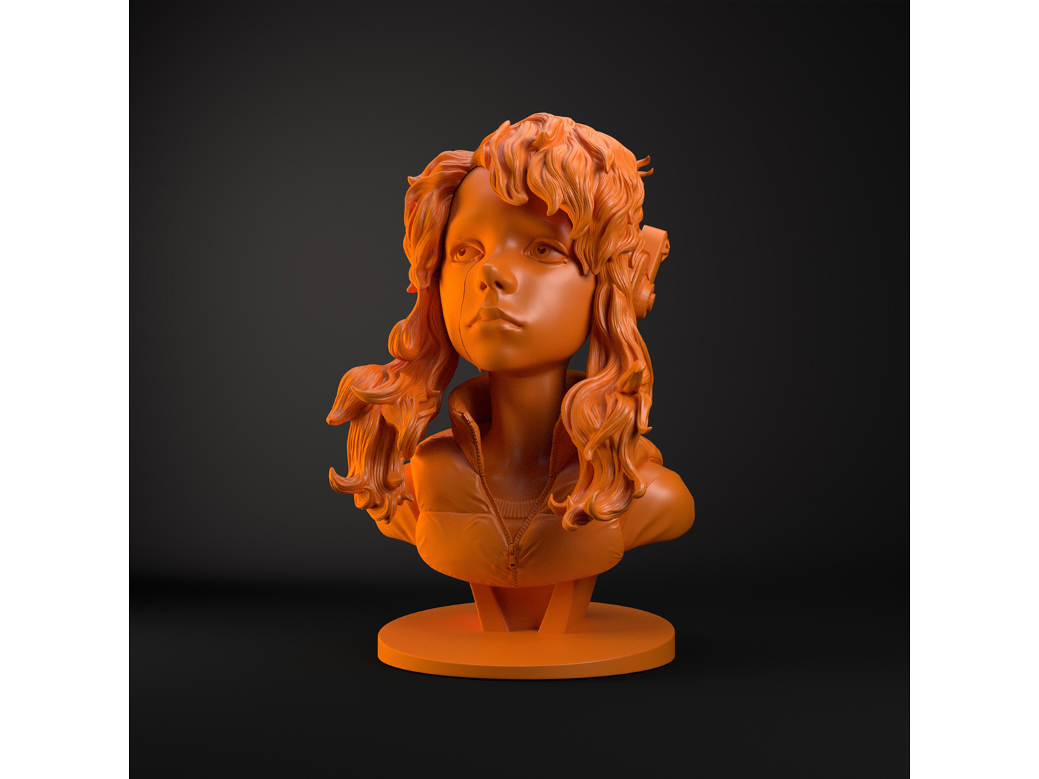 crying girl by Balthamus | Download free STL model | Printables.com