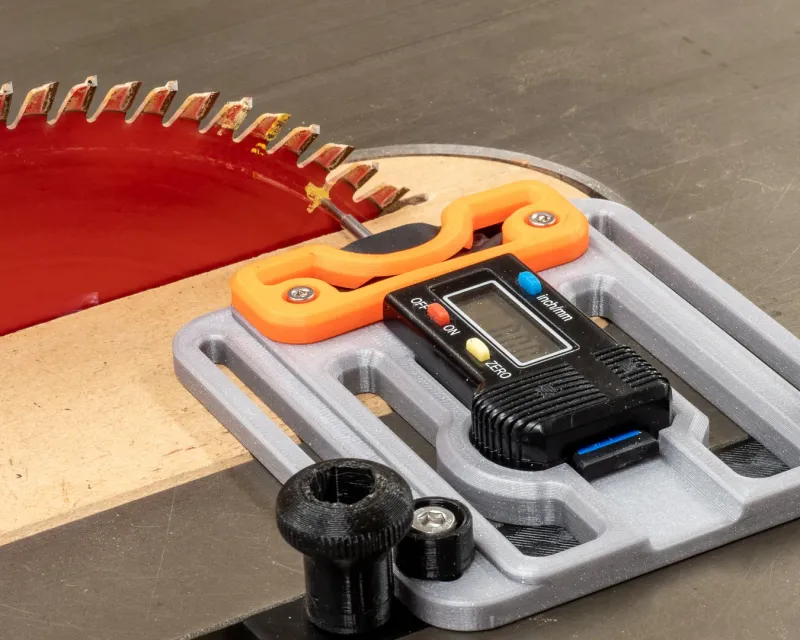 TABLE SAW BLADE ALIGNMENT JIG by Peter H | Download free STL model ...
