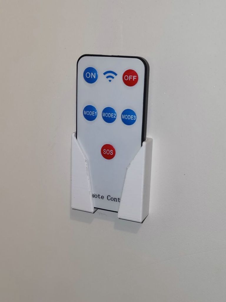Small LED Remote Control Holder Pilot wall hang by przemek_kuchta ...