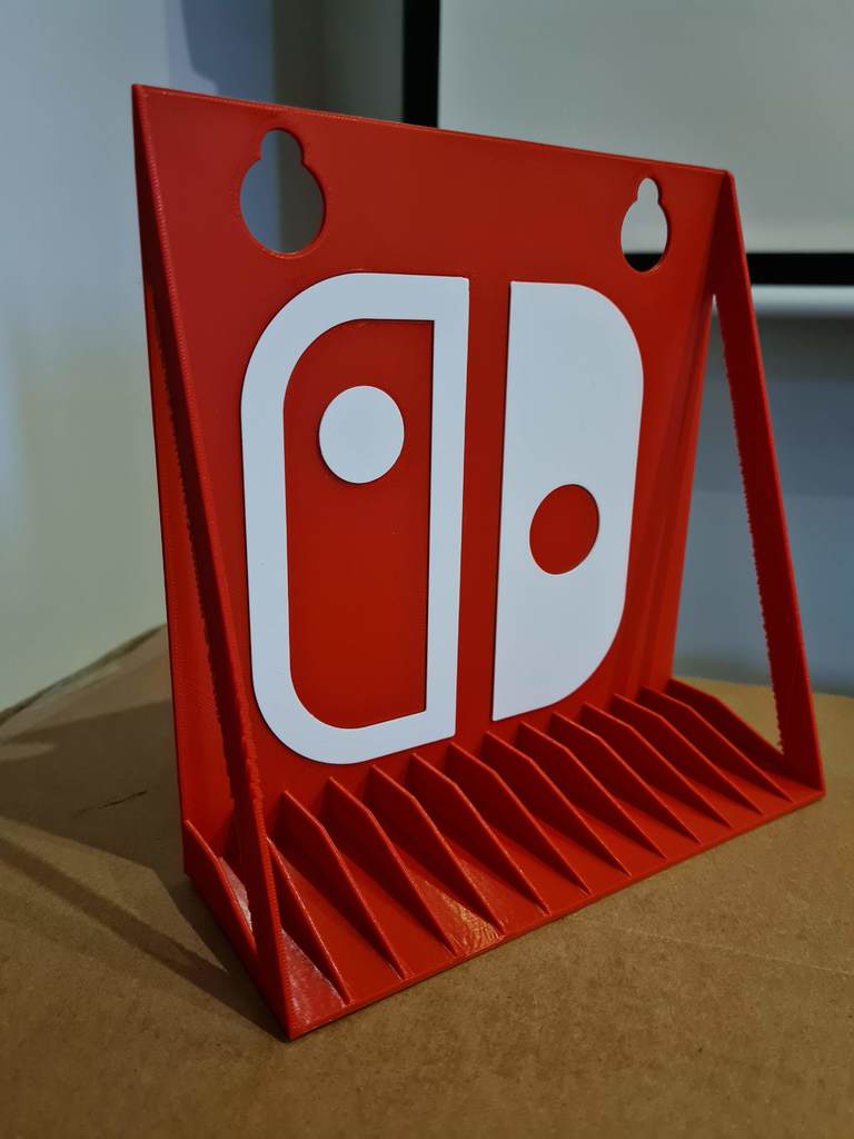 Nintendo Switch games hanger stand wall shelf by przemek_kuchta ...
