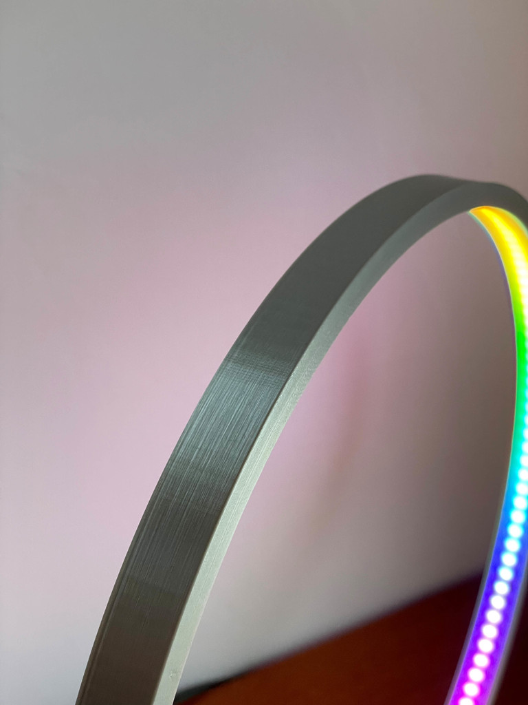 LED RGB DESIGNER CIRCLE RING HALO LIGHT LAMP - App & Music Controlled ...