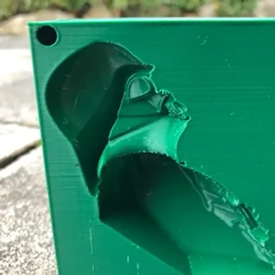 Darth Vader Bust Snow Mold by Detlef Smith | Download free STL model ...