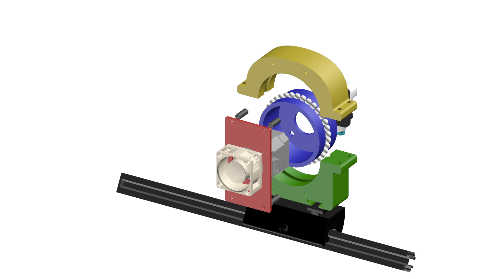 Top Mounted Extruder Drive Gimbal System by JEBurroughs | Download free ...