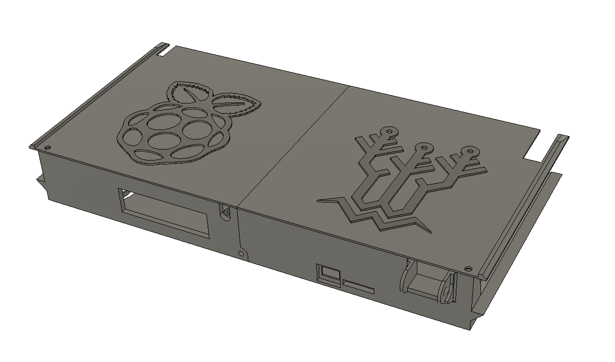 Ender 3 Pro Rear Electronics Case for skr e3 Mini and Raspberry by Henry | Download free STL ...