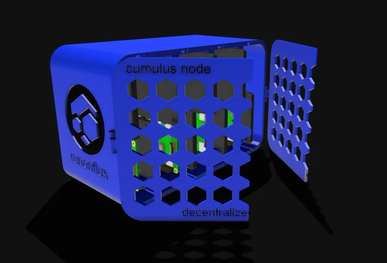 FLUX NODE CASE (raspberry pi4) by Stefano Schito | Download free STL model | Printables.com