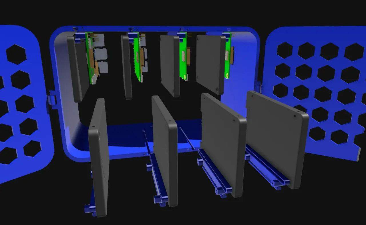 FLUX NODE CASE (raspberry pi4) by Stefano Schito | Download free STL ...