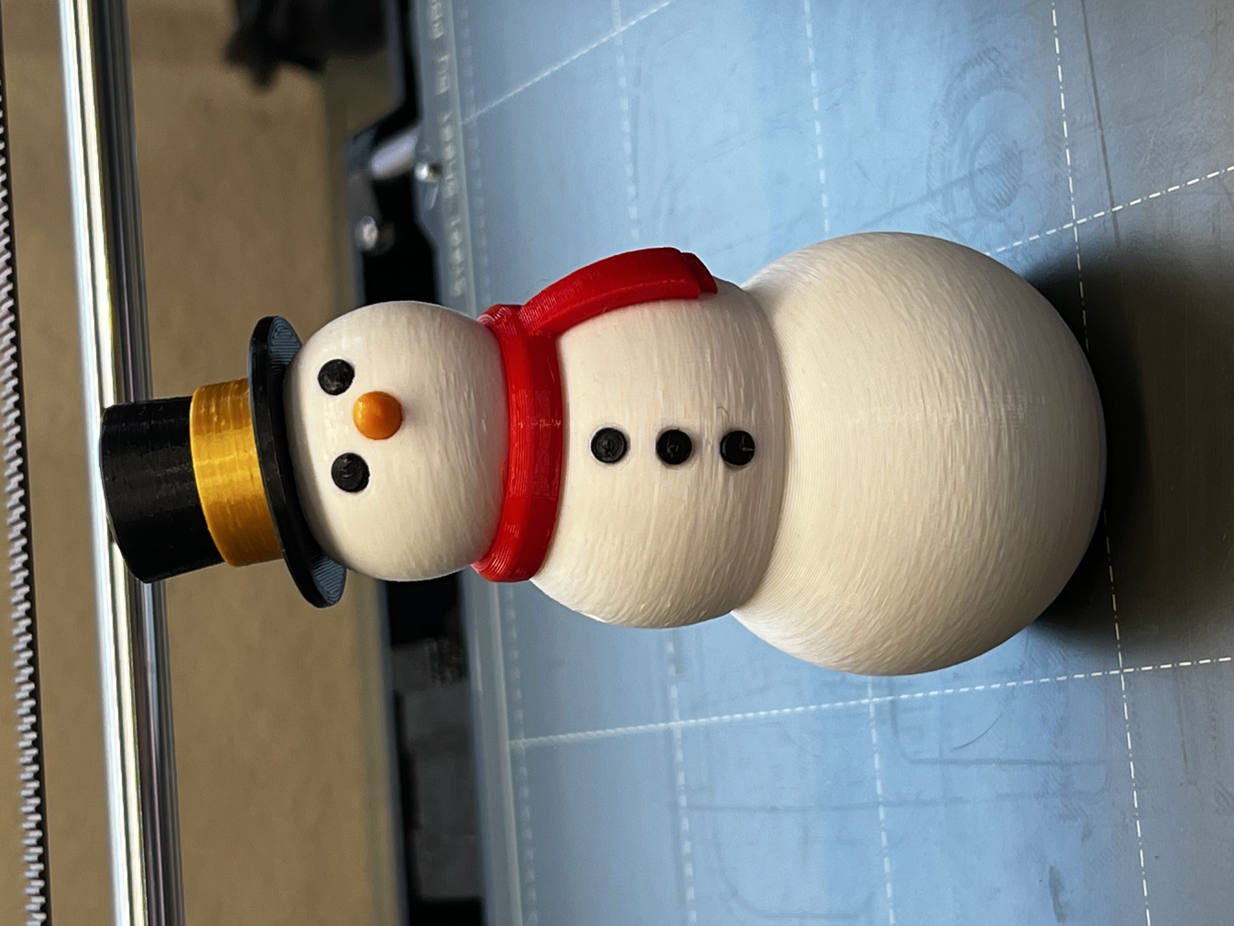 Articulated Snowman Fidget Screw-on Hat by kang159 | Download free STL ...