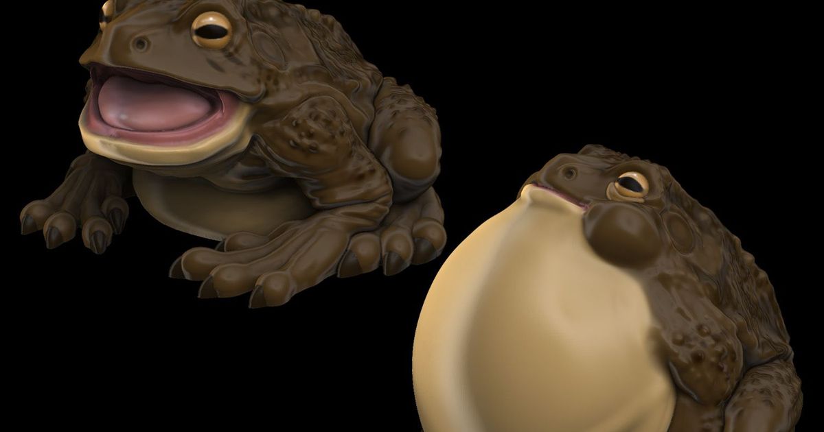 Giant Toad by Printed Encounter | Download free STL model | Printables.com