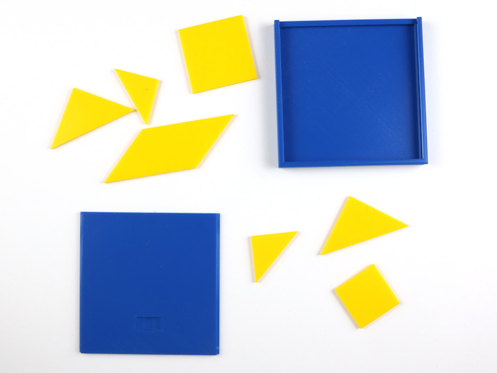 Pythagoras Puzzle with Slider Box by Pentoma | Download free STL model ...