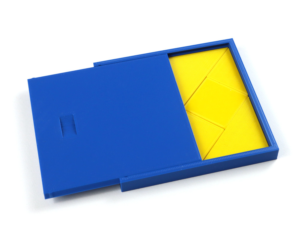 Pythagoras Puzzle with Slider Box by Pentoma | Download free STL model ...