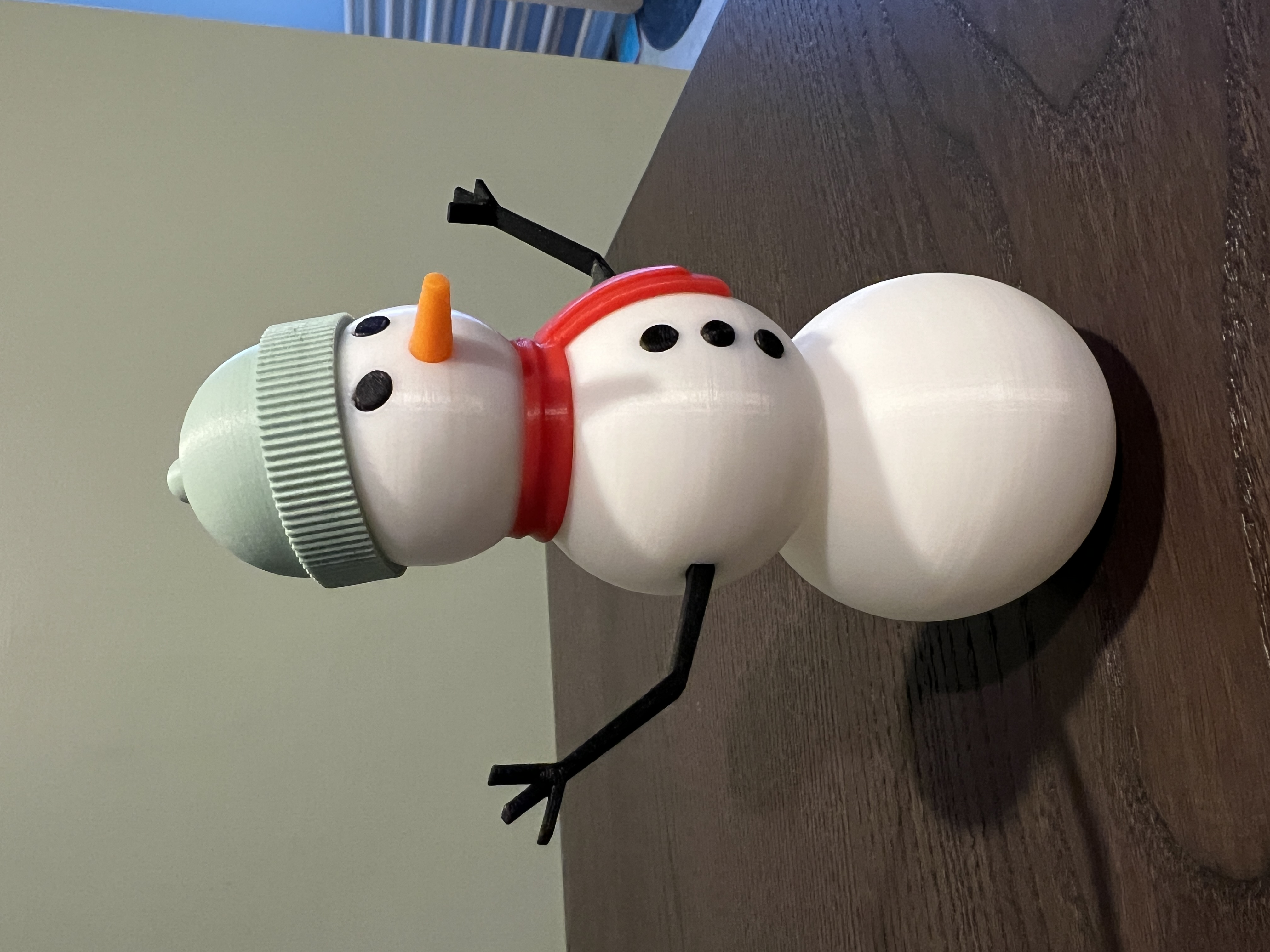 Decorative Snowman w/ Beanie by MLampe | Download free STL model ...