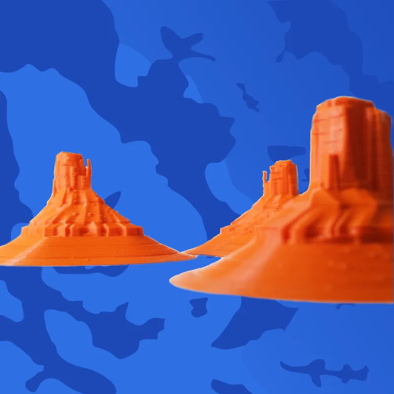 Monument Valley - Utah , USA by MiniWorld3D | Download free STL model ...