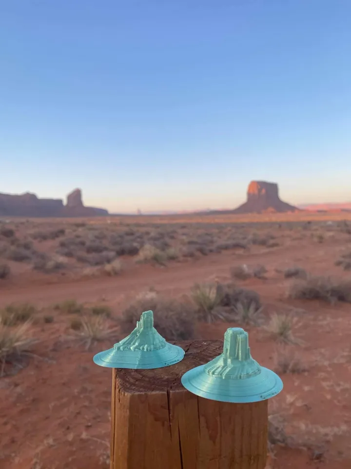 Monument Valley - Utah , USA by MiniWorld3D | Download free STL model ...