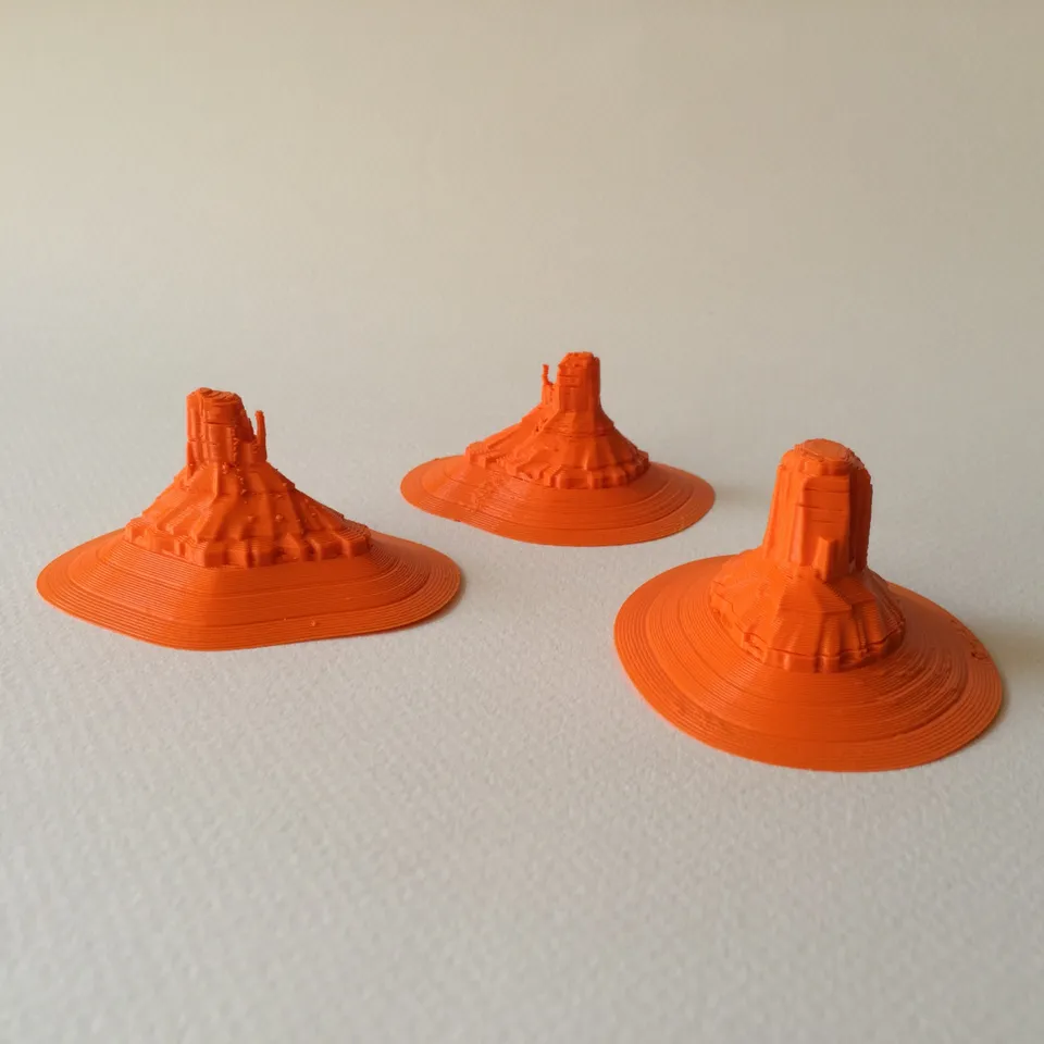 Monument Valley - Utah , USA by MiniWorld3D | Download free STL model ...