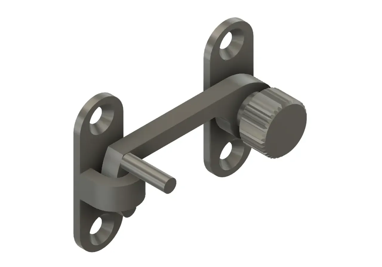Swing Latch for Cabinet Door by calipsoii | Download free STL model ...