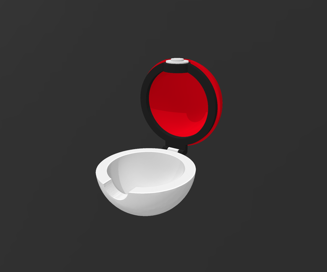 Simple Pokeball by Cave Droll | Download free STL model | Printables.com