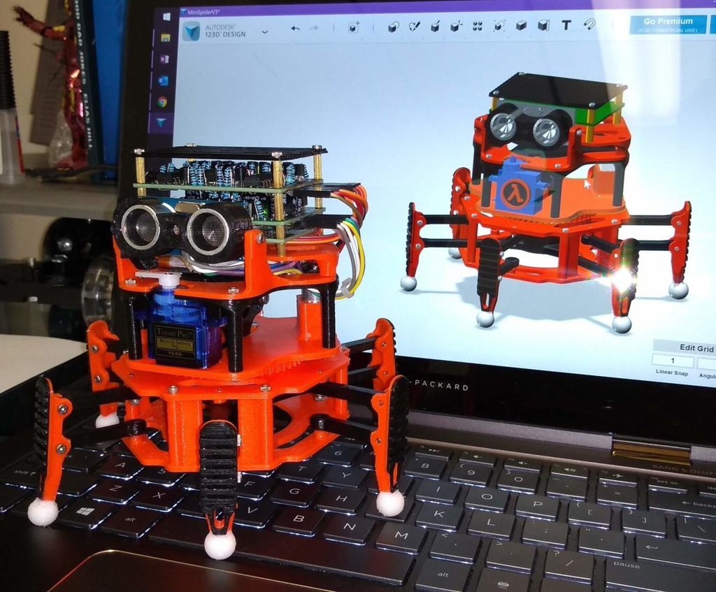 Pathfinder Spiderbot by Ross Peters | Download free STL model ...