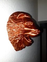 Iraqi Art Lions Head Cabinet Knob by propmatic3d | Download free STL ...