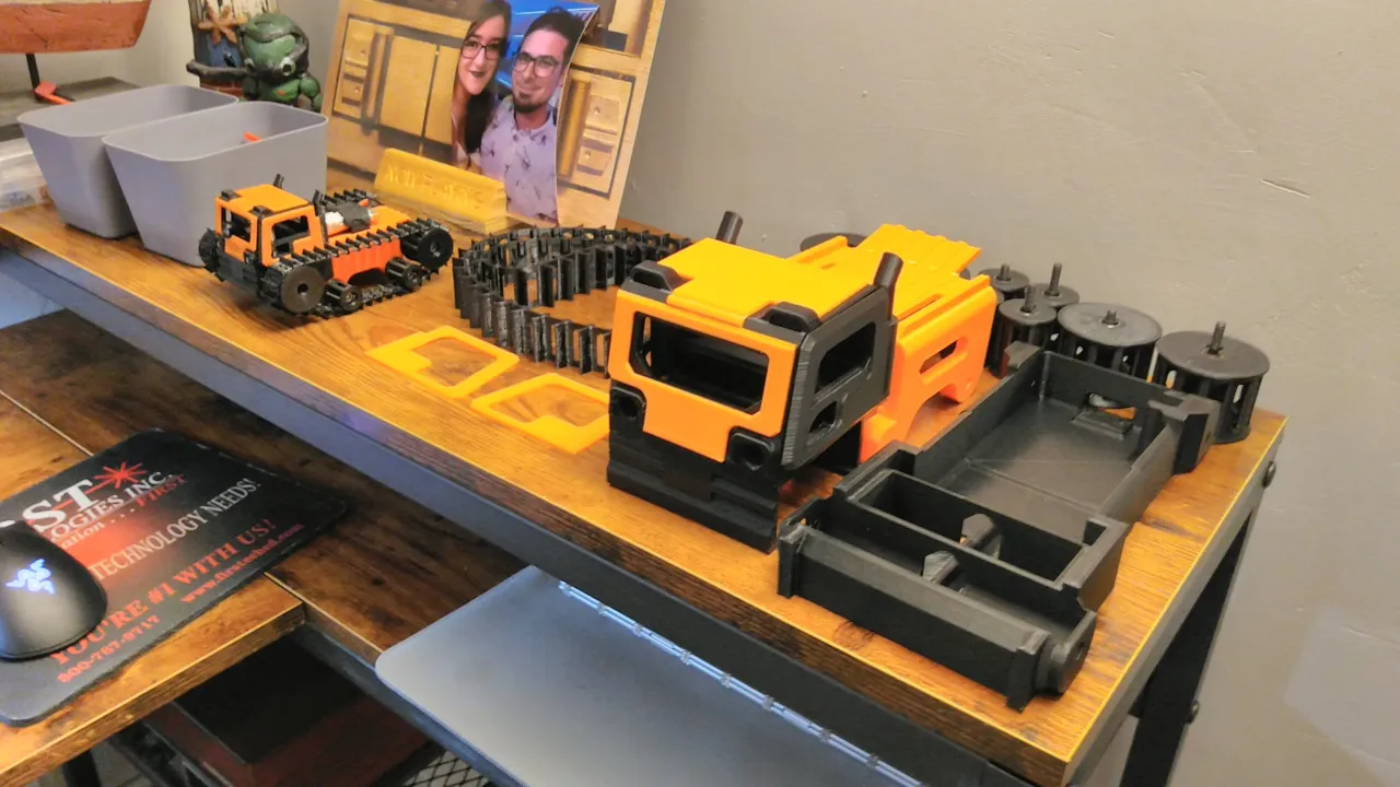 Scout32 ESP32 WiFi FPV Camera Rover by Ross Peters | Download free STL ...