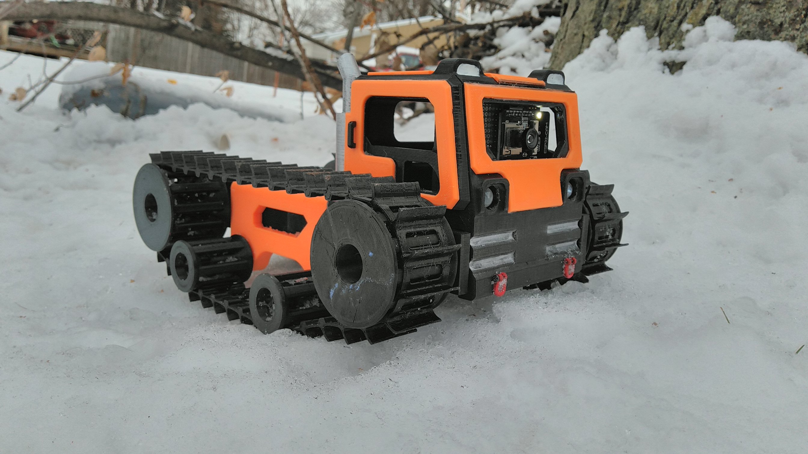 Scout32 ESP32 WiFi FPV Camera Rover by Ross Peters | Download free STL ...