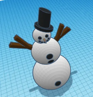 Snowman by m22 | Download free STL model | Printables.com