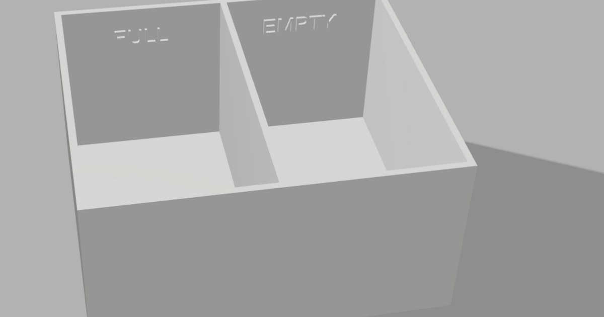 Battery box for empty and full batteries by Maris | Download free STL ...