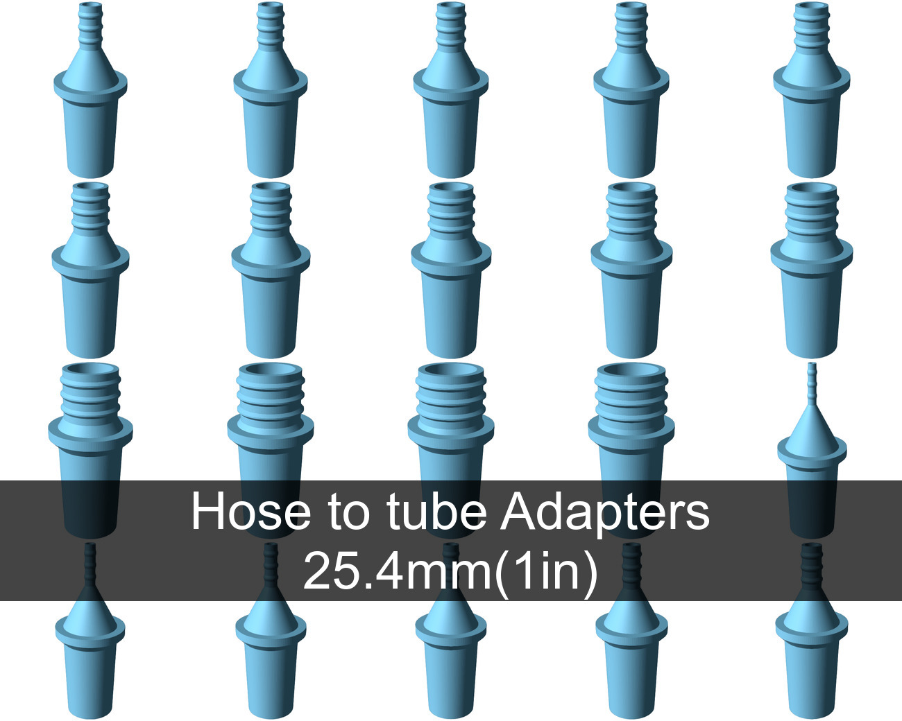 Vacuum hose to tubing adapters for all common sizes by Max | Download ...