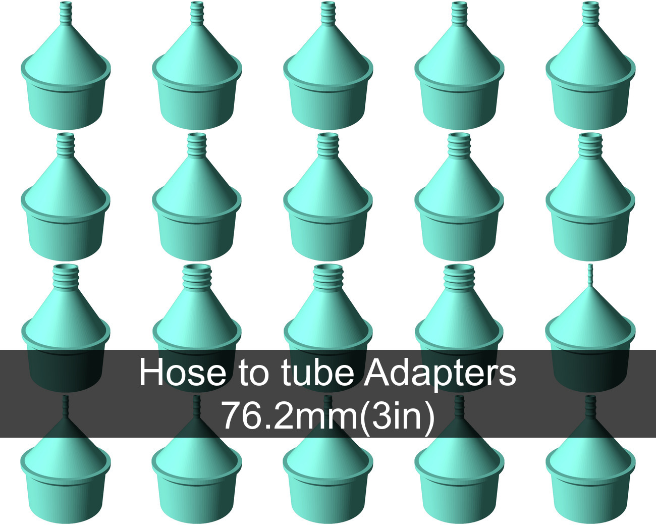 Vacuum hose to tubing adapters for all common sizes by Max | Download ...