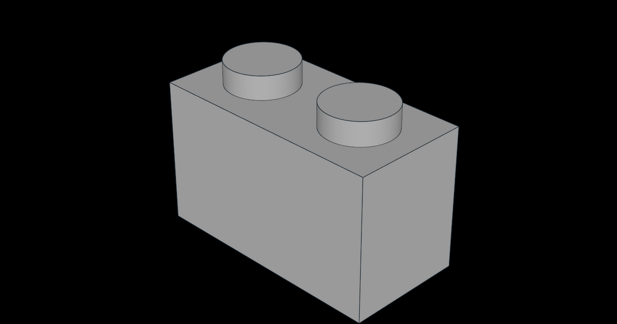 Lego Compatible (3004.dat) Brick 1 x 2 by thall72 | Download free STL model | Printables.com