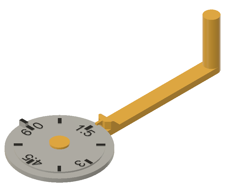 Measurement Wheel 6" With clicker! by Tyler | Download free STL model ...
