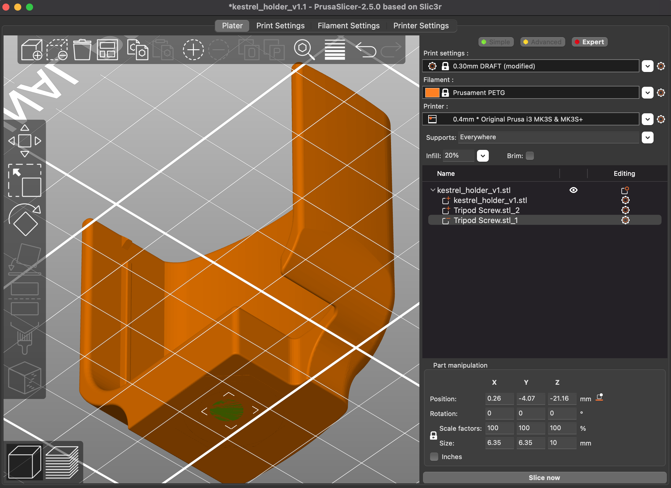 Kestrel KESTREL 5000 Series Meters Holder w/ Tripod Thread by ...
