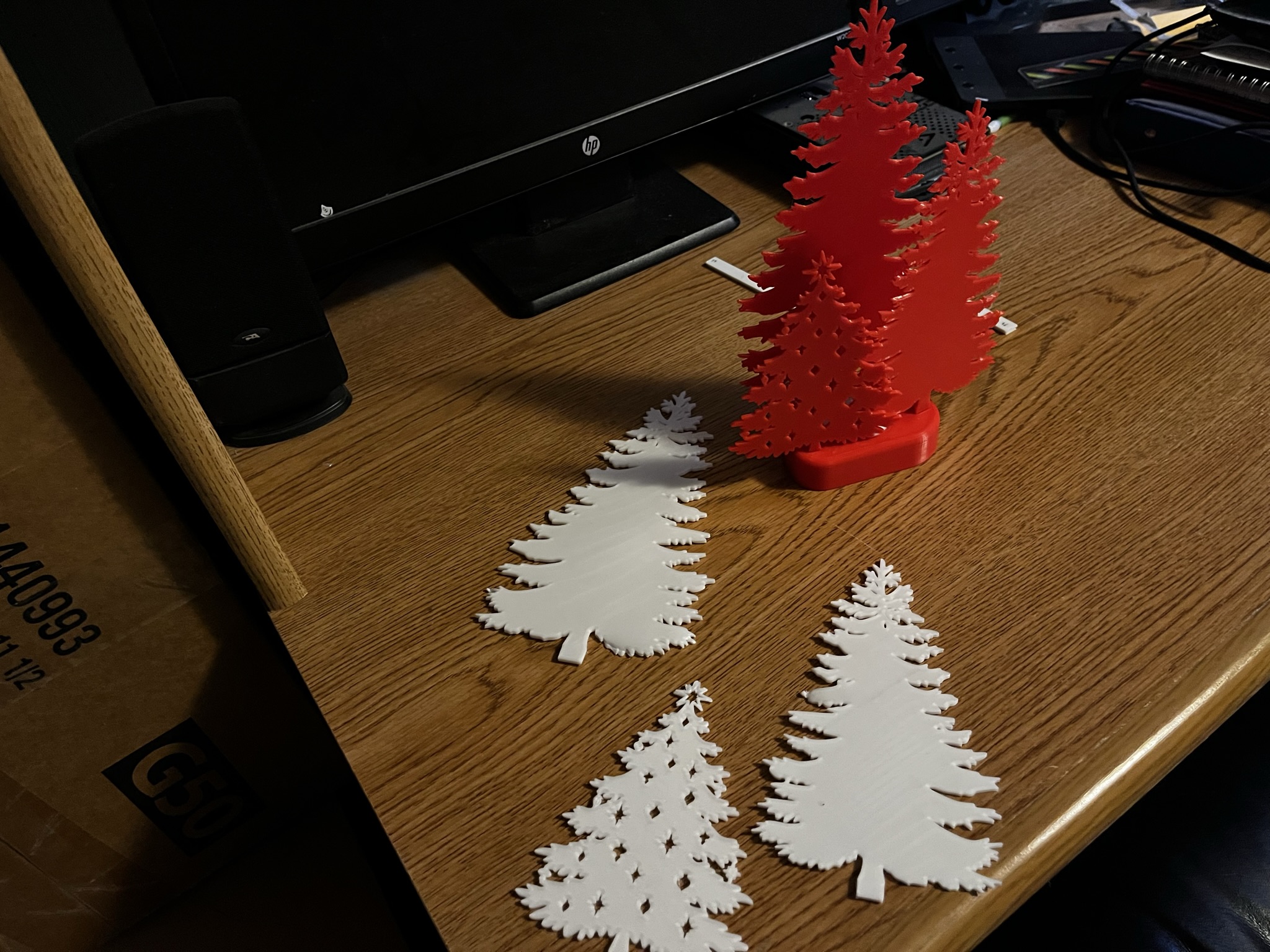 Three Trees Christmas LED Candle by FatalMeltdwn | Download free STL ...