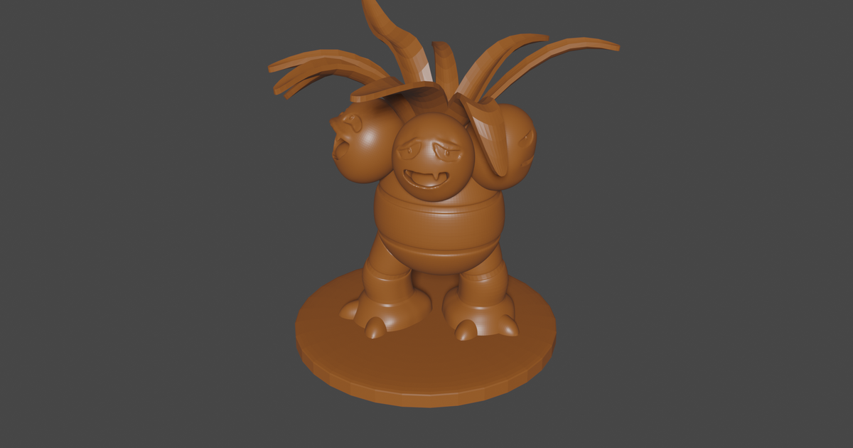 Pokemon inspired, Exeggutor, Tabletop DnD miniature by ...