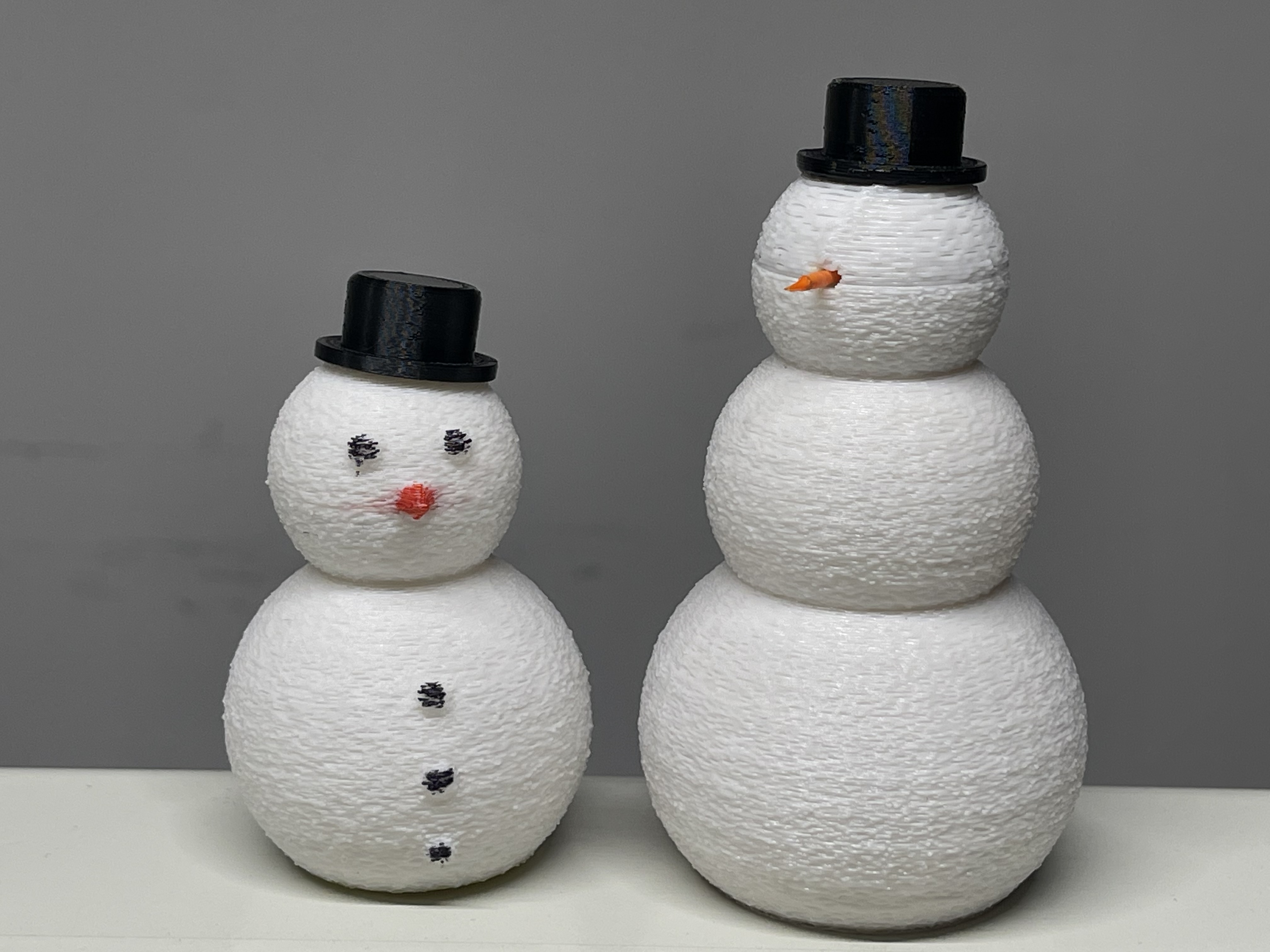 Snowman with print in place feet by CalebTimoteo | Download free STL ...