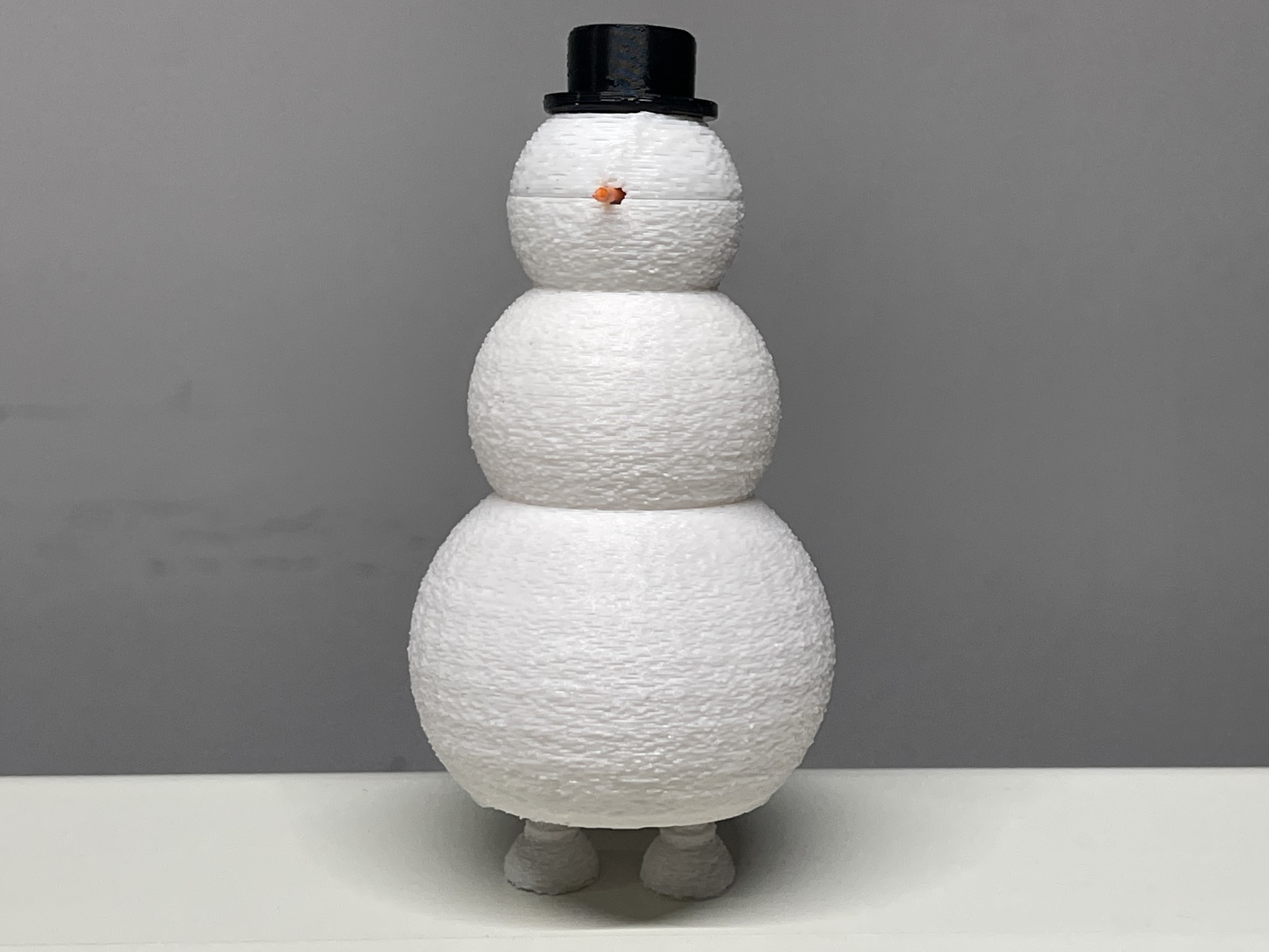 Snowman with print in place feet by CalebTimoteo | Download free STL ...