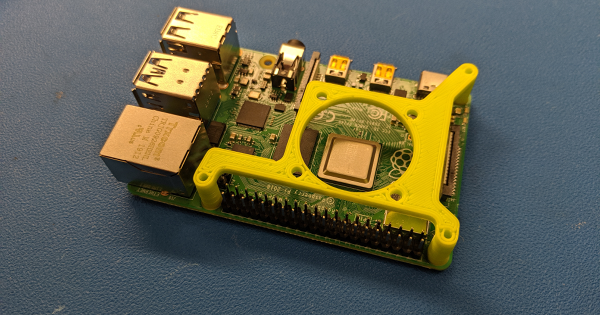Raspberry Pi 4 Fan Mount **Backward Compatible!** by meie1kyl ...