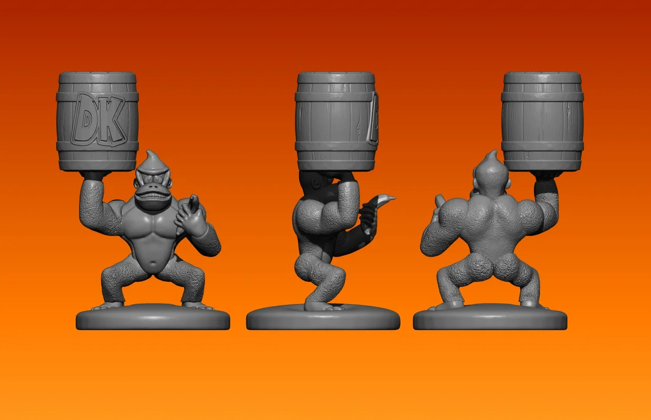 Donkey Kong for Designer Contest #Sculpting by Youb 3d | Download free ...