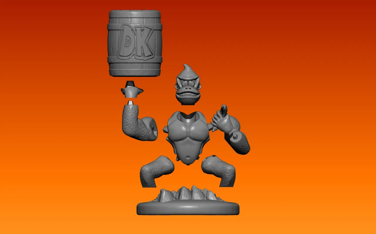 Donkey Kong for Designer Contest #Sculpting by Youb 3d | Download free ...