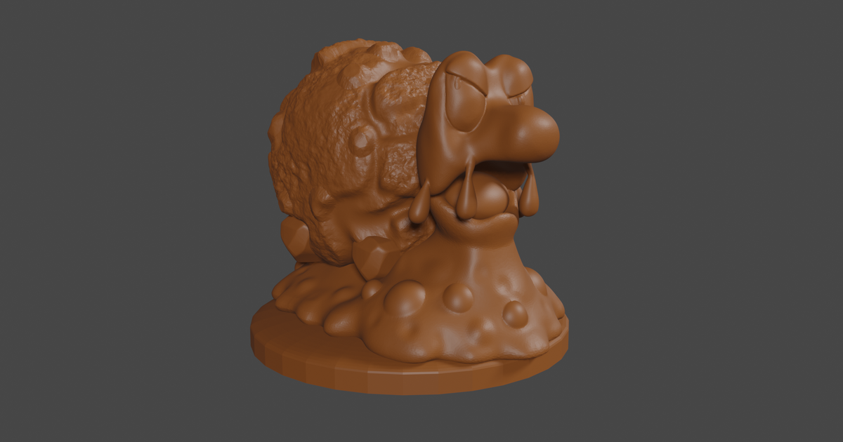 Pokemon inspired, Magcargo, Tabletop DnD miniature by ...