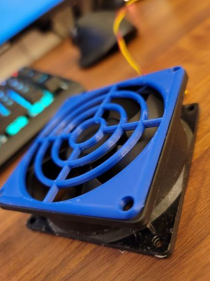 80mm Fan Cover Rounded by David Bož | Download free STL model ...